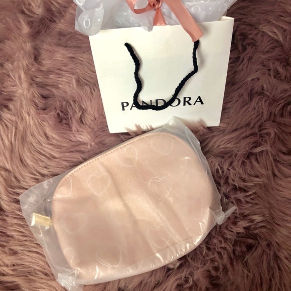 Pandora | Bags | Pandora Kiss Me Makeup Bag | Poshmark
